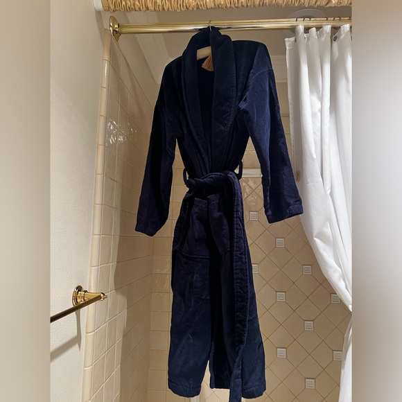 Norm Thompson | Intimates & Sleepwear | 0 Cotton Thick Navy Robe | Poshmark